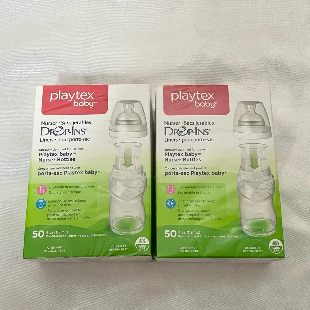 Playtex | Accessories | New Lot Of 2 Playtex Baby Drop Ins Liners 5ct ...